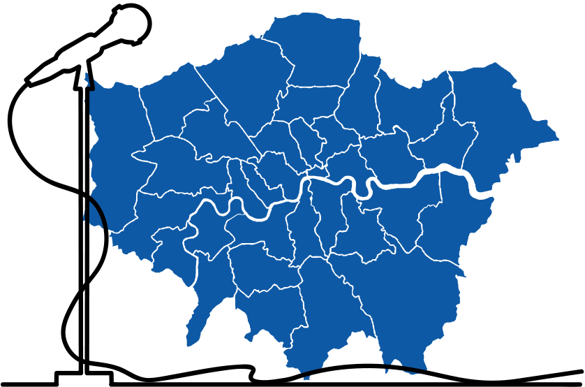 London Standup Comedy Map